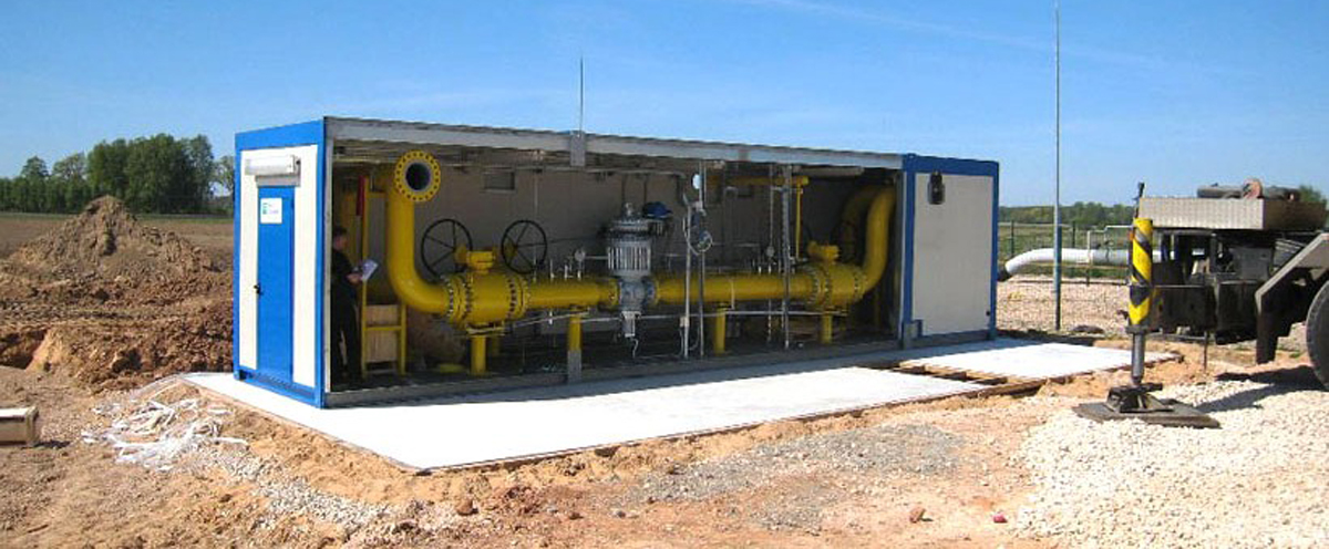 Gas distribution stations - designing & manufacture | INTRA